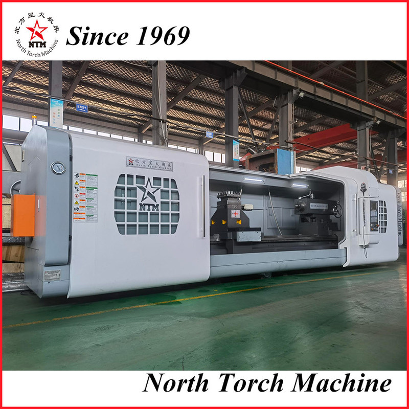 Horizontal CNC Lathe With Boring Bar To Turning Boring Mining Hammer ...